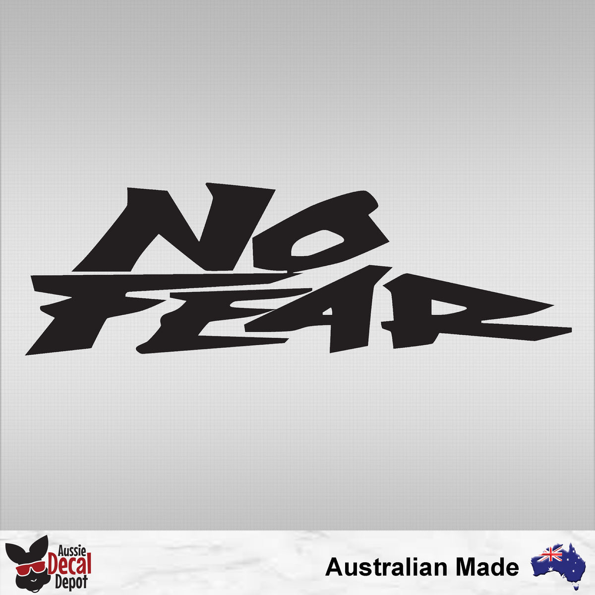 No Fear Decal Large – Aussie Decal Depot