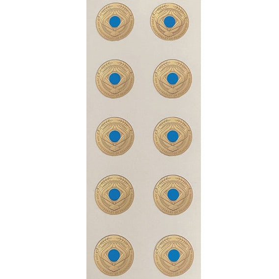 $2 Peacekeeping Coin Tube Stickers 10 Pack With Free Postage (tube not ...